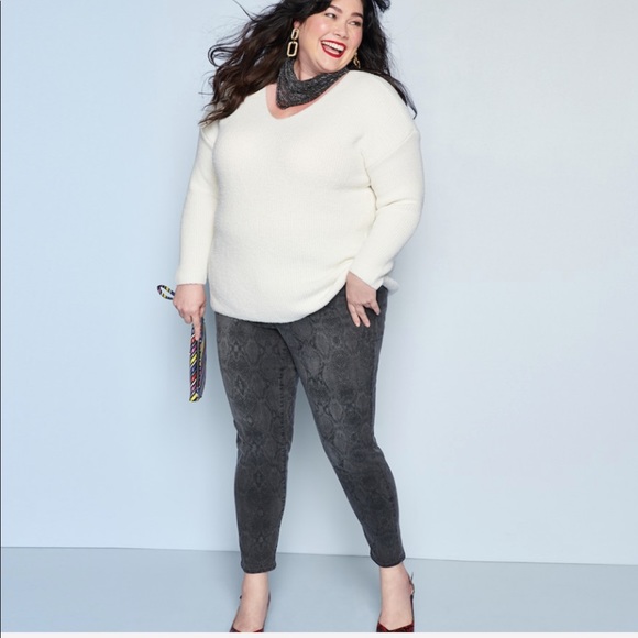 EVRI | Jeans | Plus Size Evri Snake Print Skinny Jeans | Poshmark